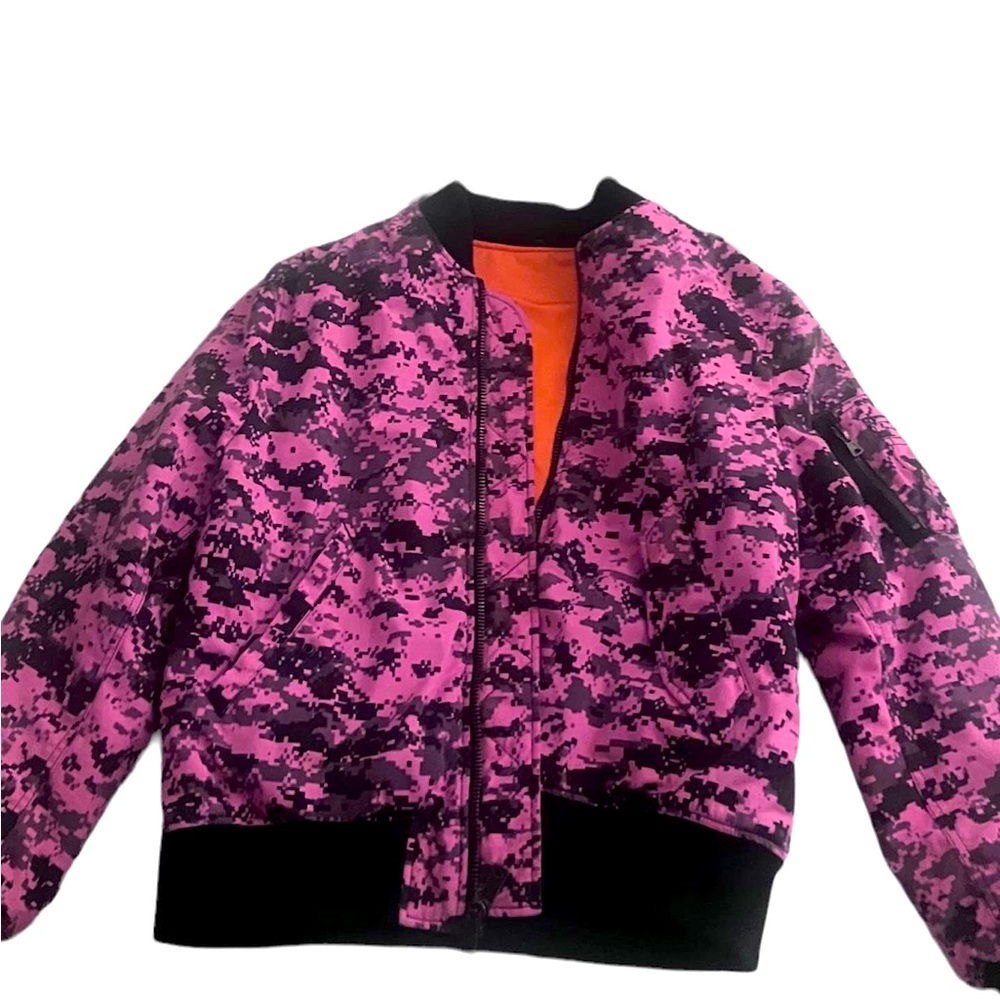 Supreme Pink Digital Bomber Jacket - Gem
